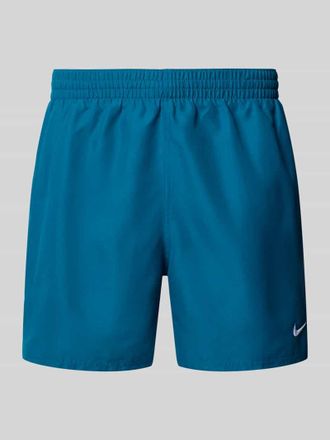 Nike Badeshorts mit Logo-Stitching und Eingrifftaschen