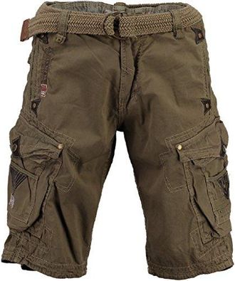Geographical Norway Bermuda Homme Perle Kaki-Taille - XL