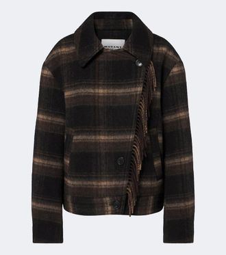 Isabel Marant Veste Galeane en laine m&eacute;lang&eacute;e