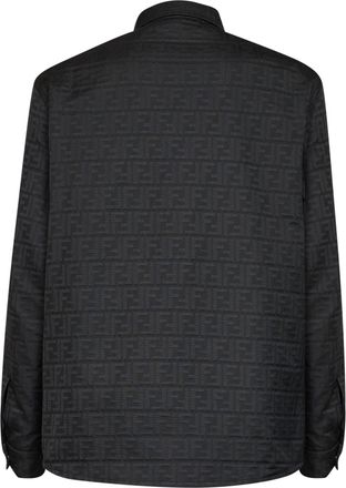 Fendi FF Zucca Jacquard Shirt - Black