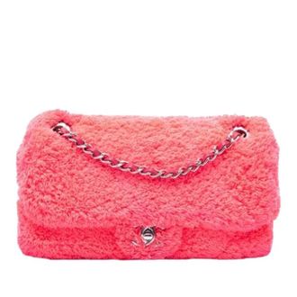 Chanel Pre-owned Gesteppte Frottee Schultertasche - - Pre-owned - Damen - Rosa - ONE SIZE