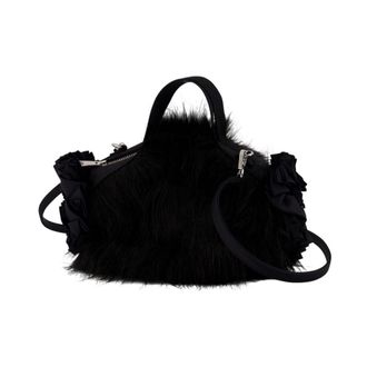 Simone Rocha Mini Double Ribbon Rosette Bag - - Bags - Damen - Schwarzk - ONE SIZE