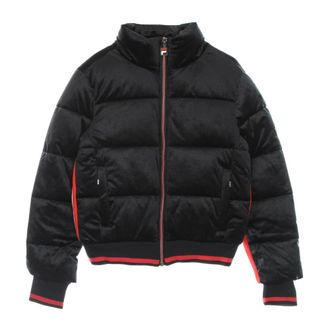 Fila Schwarze Cropped Puff Jacke mit Stehkragen - - Jackets - Damen - Schwarzk - L
