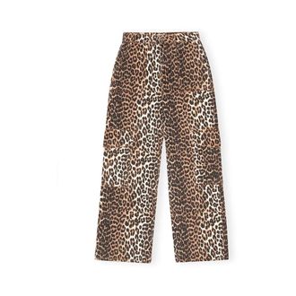 Ganni Damen, Hosen, Braun, W26Gr&ouml;&szlig;e