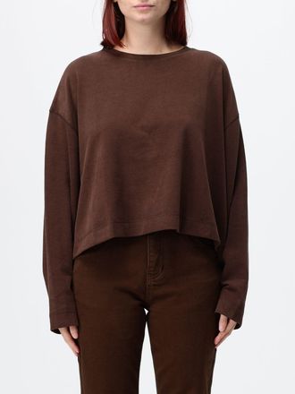 Eleh Oversize-Sweatshirt aus Jersey mit Rundhalsausschnitt und &uuml;berschnittenen Schultern