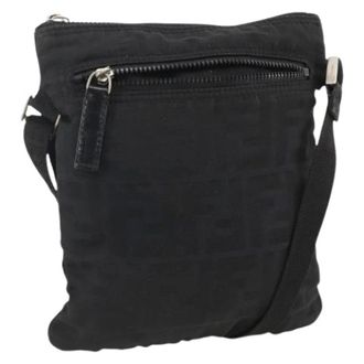 Fendi Sac bandouli&egrave;re Vintage Zucca Pre-owned - Femme - Pre-owned - Noir - Taille: ONE Size