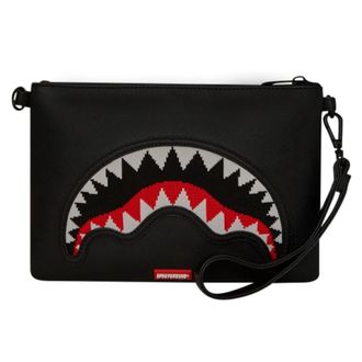 Sprayground Eco-Leder Crossbody Clutch Tasche - - Bags - Damen - Braun - ONE SIZE