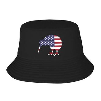 Generic Chapeau De Godet Oiseau Kiwi Nouvelle-Z&eacute;lande Drapeau Am&eacute;ricain Chapeau De P&ecirc;che Respirant &Eacute;t&eacute; Bonnet De Soleil, pour De P&ecirc;che, La Randonn&eacute;e, Le Campi