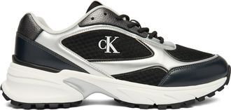 Calvin Klein Sneakers Calvin Klein Hike Runner Laceup Mesh Mix Met YM0YM01402 Schwarz