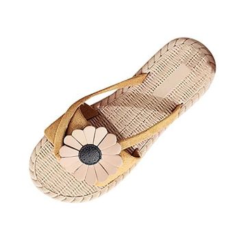 Generic Pantoufles d&eacute;t&eacute; plates pour femme - Tongs pour femme - Confortables - Antid&eacute;rapantes - Chaussures de plage d&eacute;contract&eacute;es - Chaussures plates - Mode pr