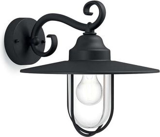 Philips myGarden Wandaussenleuchte Pasture, 60w, schwarz