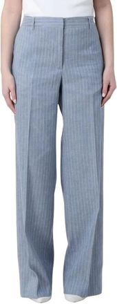 Pantaloni Torino Femme, Pantalons, Bleu, Taille: 38 FR Wide Pantalons