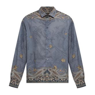Etro Homme, Chemises, Bleu, Taille: L Chemise &agrave; Motifs