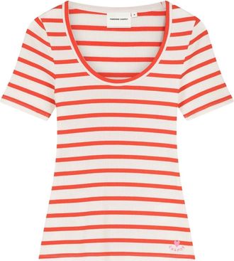 Fab By Fabienne Chapot Fabienne Chapot, Femme, Tops, Beige, Taille: 44 FR Lena Shortsleeve T-Shirt