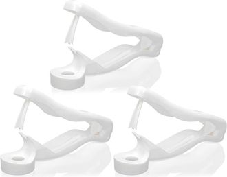 Com-Four 3 Kirschentkerner, Kirschkernentferner, Kirschentsteiner, Farbe: Weiß (03 Stück - Entkerner V3)