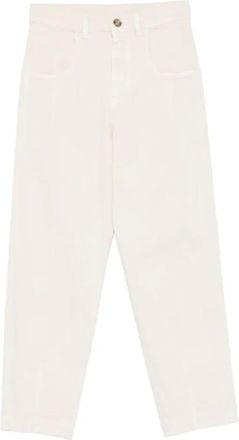 Eleventy Femme, Pantalons, Beige, Taille: 38 FR Pantalon Droit