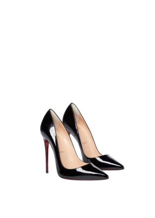 Christian Louboutin Black Patent So Kate 120 Heeled Pumps Size 38