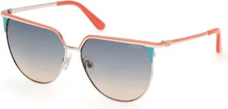 Guess Lunettes de soleil oeil de chat - unisex - Accessoires - Multicolore - Taille: 58 MM