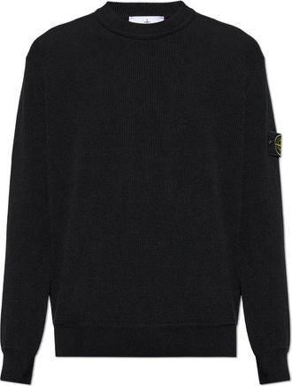 Stone Island Homme, Pulls, Noir, Taille: XL Pull ras du cou Coupe Standard