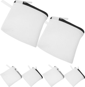 Holibanna 6 St&uuml;ck W&auml;scheschutzbeutel Klein aus Dickem Netzstoff f&uuml;r Waschmittelkapseln Wasserl&ouml;slich mit Antihaft Pod Funktion Schutzbeutel f&uuml;r Empfindliche W&auml;s