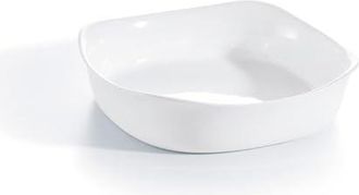 Luminarc P4025 Smart Cuisine Auflaufform, Opal, Weiss/opulenter Garten