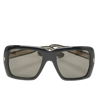 Gucci Lunettes de soleil en verre Pre-owned - Femme - Pre-owned - Noir - Taille: ONE Size