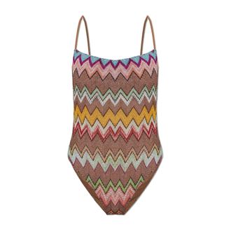 Missoni Femme, Maillots de bain, Multicolore, Taille: 36 FR Maillot de bain une pi&egrave;ce avec fil lurex