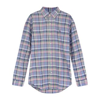 Polo Ralph Lauren Homme, Chemises, Multicolore, Taille: L Chemise &agrave; Manches Longues Boutonn&eacute;e Motif Madras