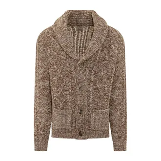 Rakk&igrave; Herren, Strickwaren, Braun, MGr&ouml;&szlig;e
