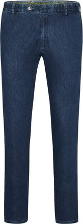 Meyer Trousers Denim Chino Oslo mit Stretchanteil, Modern Fit in