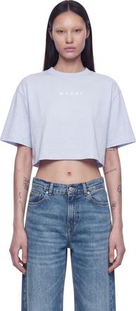 Marni Cropped Logo T-Shirt