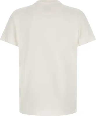 Fendi Logo-Embroidered T-Shirt - White