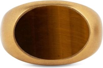 Dries Van Noten Homme, Accessoires, Jaune, Taille: M Stone Signet Ring