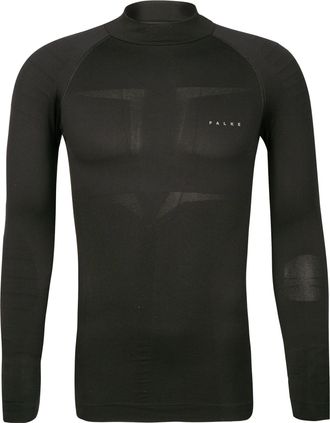 Falke Herren Longsleeve schwarz Mikrofaser/Funktion unifarben