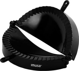 Imusa USA IMU-71006W Jumbo-Empanada-Form, einfach zu bedienen, aus Kunststoff, Schwarz
