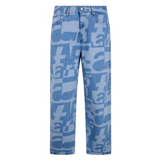 Arte Homme, Jeans, Bleu, Taille: W32 Denim Allover Pants