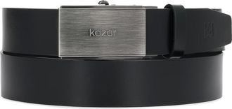 Kazar Homme, Accessoires, Noir, Taille: 125 CM Ceinture Leonardoss