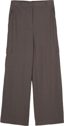 Harris Wharf London Femme, Pantalons, Brun, Taille: 36 FR Cargo Wide Pantalons