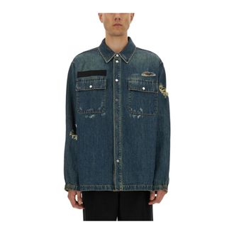 Helmut Lang Denim Uniform Shirt - - Shirts - Herren - Blau - L