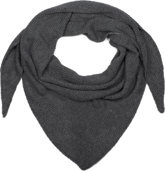 styleBREAKER Tuch Strick Dreiecktuch Einfarbig