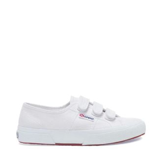 Superga Femme, Chaussures, Blanc, Taille: 35 EU Chaussures &agrave; Bride en Coton
