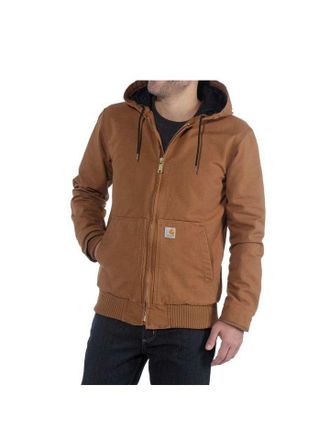Carhartt Work in Progress Sweatjacke Carhartt jacke Duck Active braun