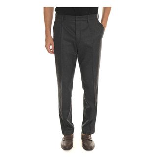 Hindustrie Flanell Chino Hose mit Frontabn&auml;hern - - Trousers - Herren - Schwarzk - 3XL