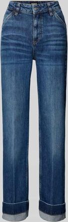 HUGO BOSS Straight Fit Jeans aus Baumwoll-Mix Modell PARKWAY