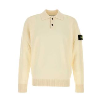 Stone Island Herren, Strickwaren, Wei&szlig;, XLGr&ouml;&szlig;e