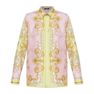 Versace Seidenhemd - - Blouses & Shirts - Damen - Mehrfarbig - S