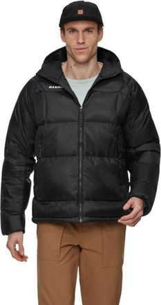 Mammut Winterjacke Glacier Glow Insulated Hooded (wärmend dank Kunstfaserfüllung) schwarz