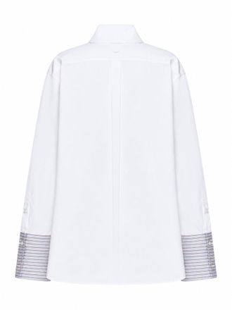 Prada Womens Shirt Poplin White Cotton