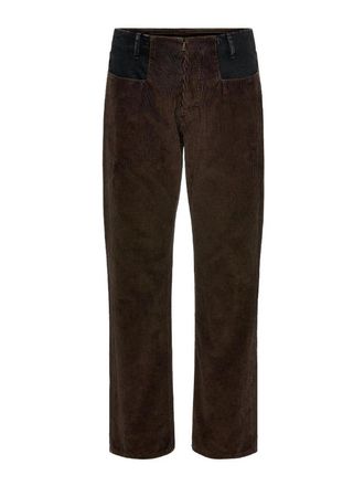 Maison Margiela Pantalons D&eacute;contract&eacute;s - Marron