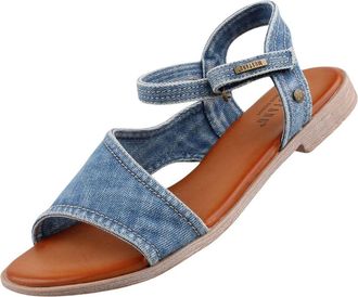 Mustang Jeans Damen Sandalen Jeansblau EU 36